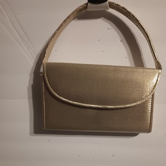 Bags | Weddings Evening Formal Special Occasions Gold Metallic Purse ...